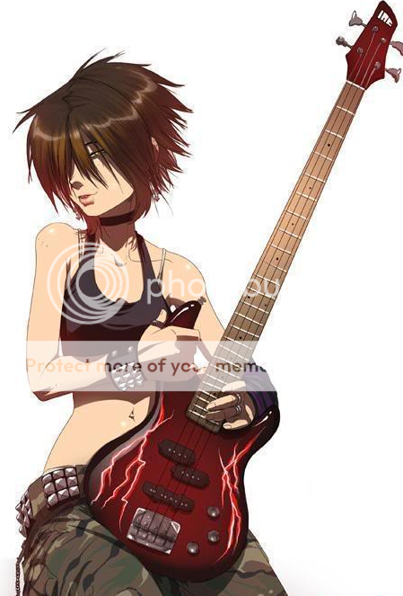 Anime Rocker Girl Photo by my_zombie_romance101 | Photobucket